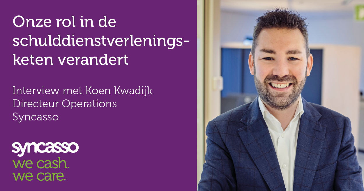 Onze rol in de schulddienstverleningsketen verandert - Syncasso